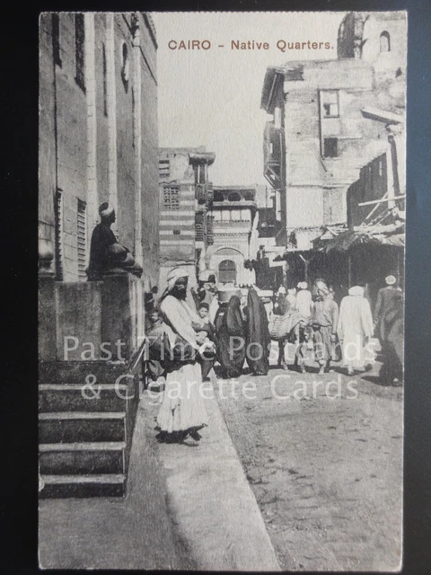 EGYPT: CAIRO, NATIVE Quarters, Old Postcard £5.00 - PicClick UK