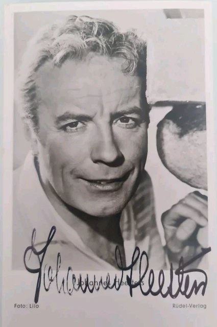 JOHANNES HEESTERS AUTOGRAMM Signiert Autograph Signed Orginal ...