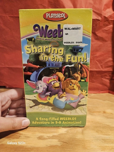 PLAYSKOOL WEEBLES VHS Sharing in the Fun 2005, 3D Animation, Hasbro ...