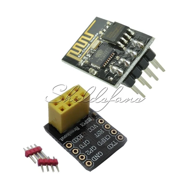 ESP8266 SERIAL ESP-01 With Adapter WIFI Transceiver Module Breakout ...