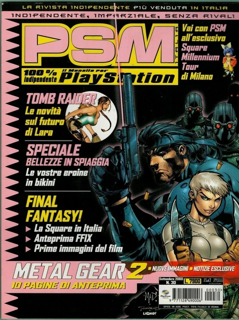 RIVISTA PSM PLAYSTATION MAGAZINE Nr. 30 SETTEMBRE 2000 Play Press ...