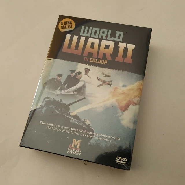 WORLD WAR II in colour x3 DVD box set. Brand new. Shrink wrapped. £3.00 ...
