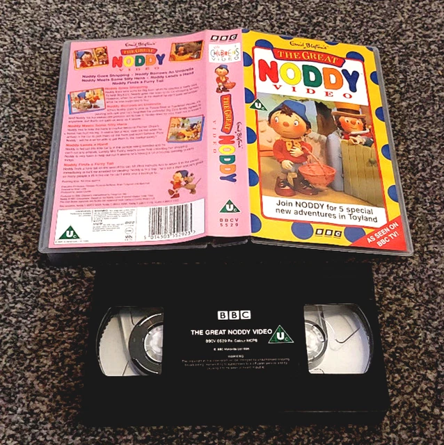 THE GREAT NODDY Video Big Ears Bbc Video Enid Blyton Pal Vhs Video Kids ...