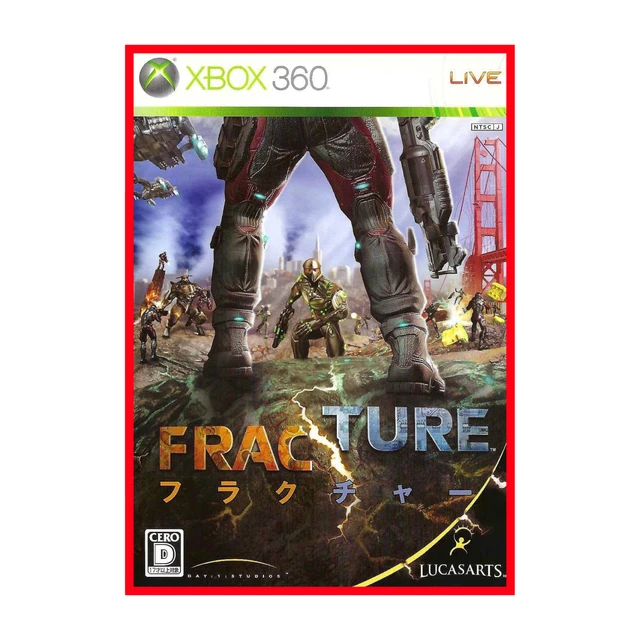 FRACTURE MICROSOFT XBOX 360 NTSCJ Japanese Version Complete Shooter ...