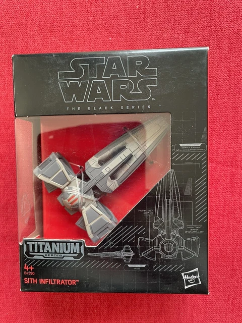 STAR WARS BLACK Series Titanium Series Sith Infiltrator No:21, New And ...