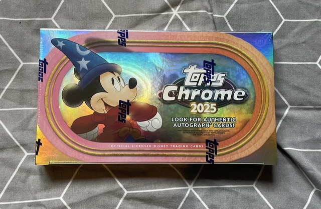 TOPPS CHROME DISNEY 2025 Hobby Box | Brand New Sealed £394.27 - PicClick UK