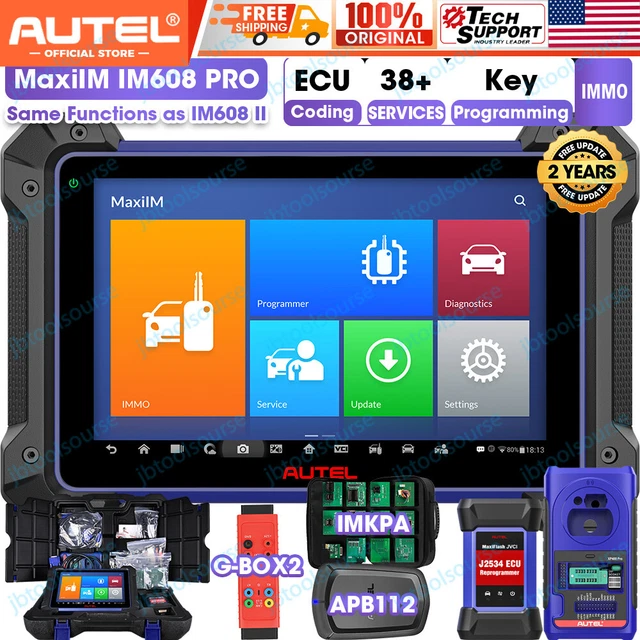 AUTEL MAXIIM IM608 PRO IMMO Key Programming Coding Car Diagnostic ...