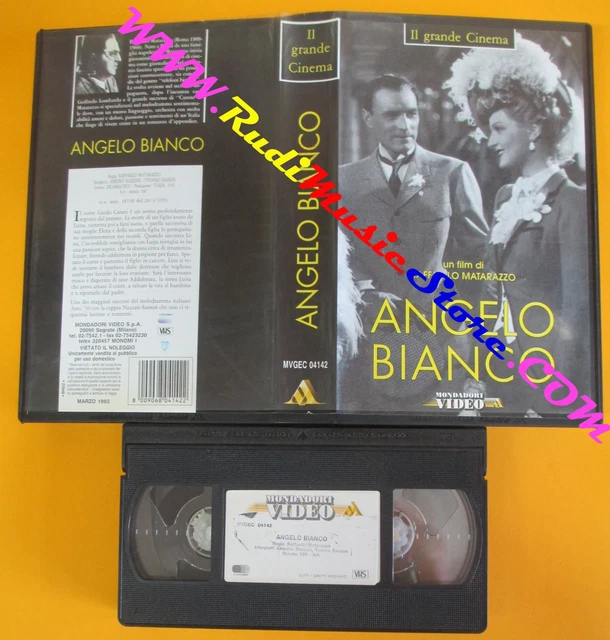 VHS FILM ANGELO BIANCO 1993 Raffaello Matarazzo MONDADORI 04142 (F119) no dvd EUR 9,99 - PicClick FR
