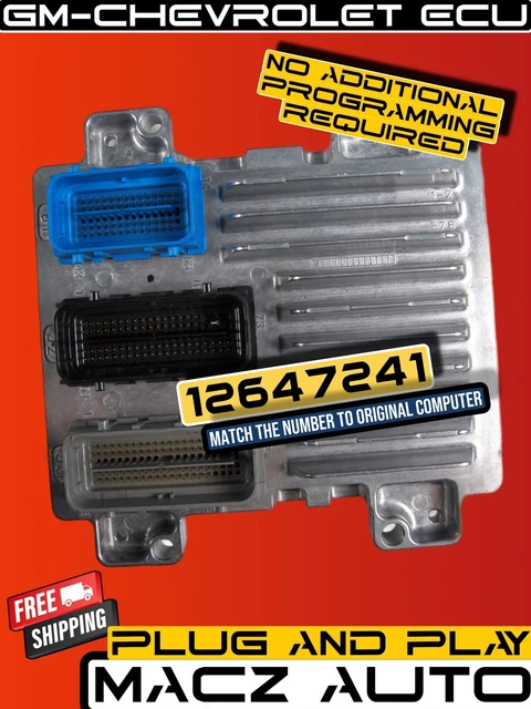 12-16 CHEVY CRUZE 1.4L Engine Control Computer Module Ecm Ecu ...