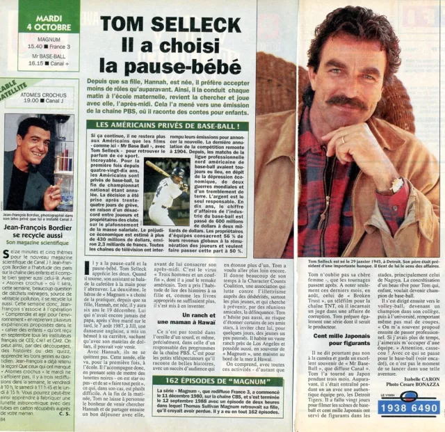 Coupure De Presse Clipping 1994 Tom Selleck 1 Page12 Eur 500 Picclick Fr