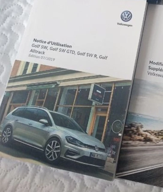 NOTICE MANUEL D'UTILISATION vw golf 7 sw et alltrack edition 2019 media ...