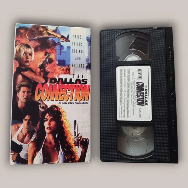THE DALLAS CONNECTION VHS 1994 Monarch Home Video Release Sleazy Action ...