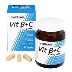 HEALTHAID VIT B+C Complex Prolonged Release 30 Tablets - 4 Pack £40.73 - PicClick UK
