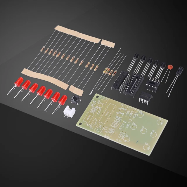 NE555+CD4017 CD4017 DIY Kit 4.5-5V Fun DIY Electronic Kit Multiple Control $9.89 - PicClick AU