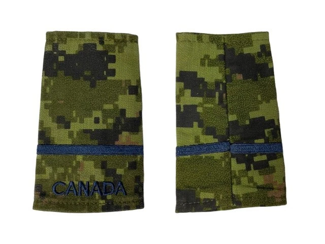 CANADIAN ARMED FORCES Cadpat Rank Epaulets Air Force - Officer Cadet ...