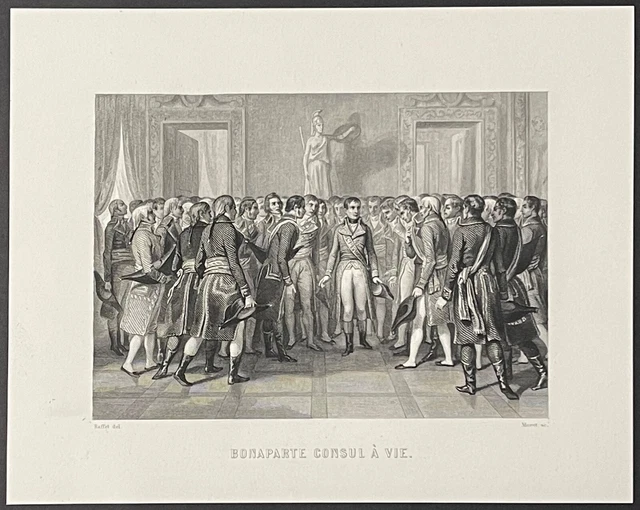 NAPOLEON BONAPARTE AS Blood Turns Erster Consul Links -leben 12 Mai ...