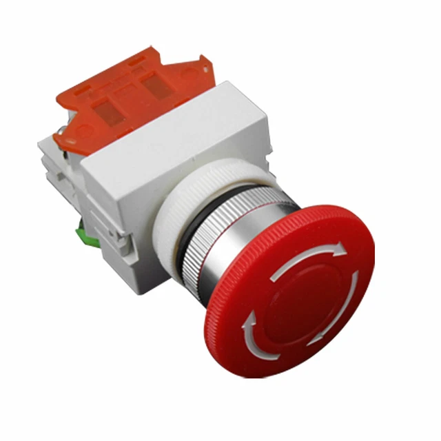 RED SIGN MUSHROOM Emergency Stop Push Button Switch Twist Reset DPST ... RED SIGN MUSHROOM Emergency Stop Push Button Switch Twist Reset DPST ...