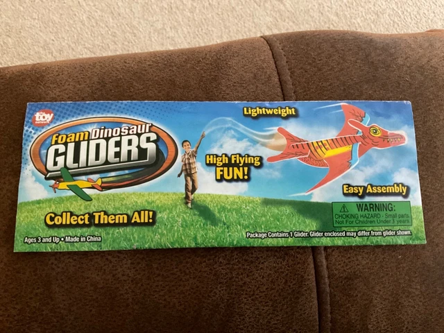 THE TOY NETWORK 7”x 8” Foam Dinosaur Glider £1.75 - PicClick UK