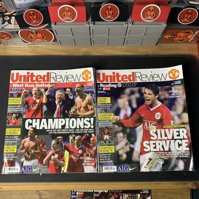 Manchester United Review Programme Bundle Of 26 2007 08 Season