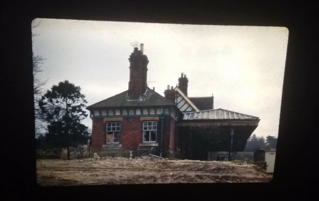 35MM COLOUR SLIDE Of Dissused Railway Station 'Midhurst', December 1967 ...