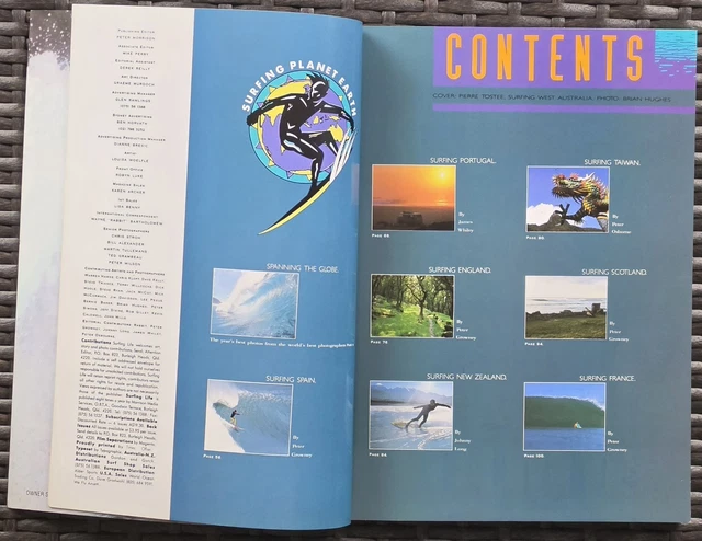 SURFING LIFE PHOTO Annual 1991 Surfing Planet Earth Australia Magazine ...