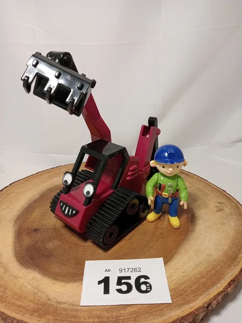 BOB THE BUILDER Benny Toy Vehicle Digger LW156 With Wendy Figure BTB ...