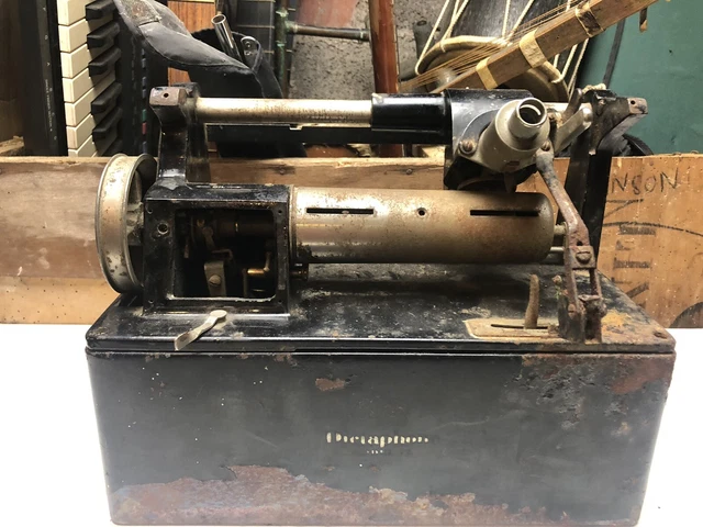 VINTAGE ANTIQUE DICTAPHONE Model 12 Transcribing Machine 1920s-30s £20. ...