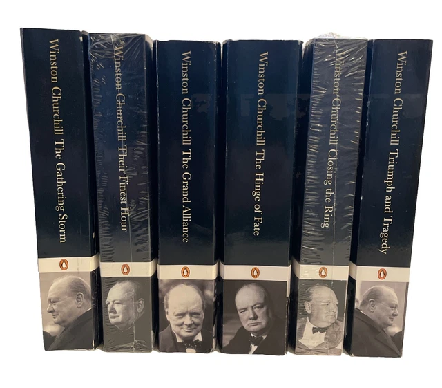 THE SECOND WORLD War Winston Churchill Set Volume 1-6 Penguin Paperback WWII £70.00 - PicClick UK