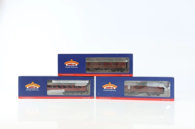 BACHMANN OO GAUGE BR Maroon Coaches x3 £0.99 - PicClick UK