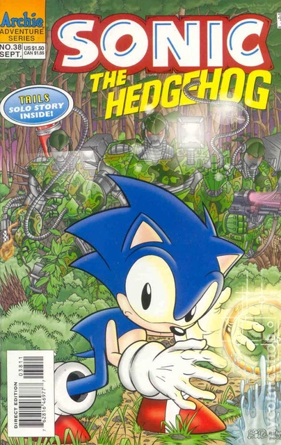 SONIC THE HEDGEHOG #38 FN+ 6.5 1996 Stock Image £7.78 - PicClick UK