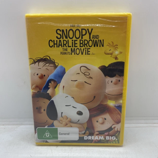 SNOOPY AND CHARLIE Brown The Peanuts Movie Region 4 Brand New Sealed ...