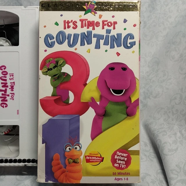 BARNEY, IT’S TIME For Counting , VHS SWB Combined Shipping £8.57 ...