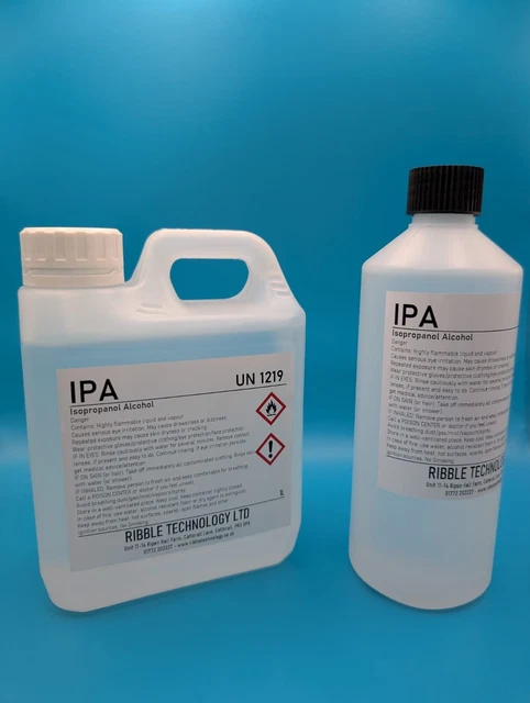 IPA. ISOPROPYL ALCOHOL. Rubbing Alcohol. Disinfectant. Glass Clean ...