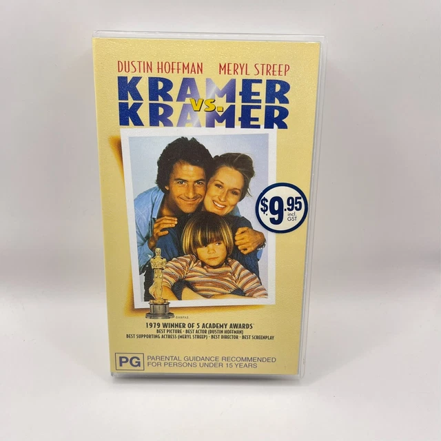 KRAMER VS KRAMER (VHS, 1979) Dustin Hoffman, Meryl Streep $7.96 ...