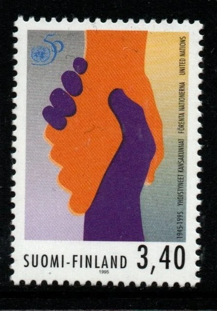 FINLAND SG1408 1995 50th ANNIVERSARY OF UNO MNH £1.50 - PicClick UK