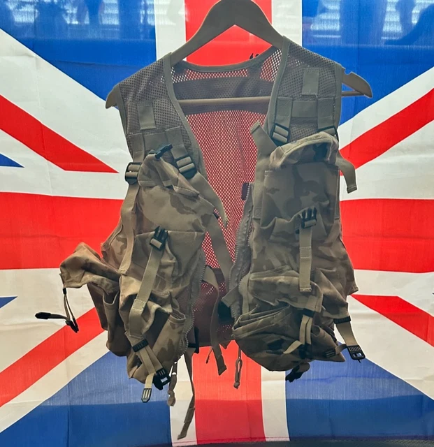 BRITISH ARMY DESERT DPM Assault Vest Tactical Waistcoat General OPS 6 ...