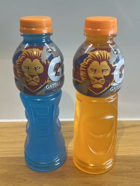 RARE 2025 AFL Limited Edition Brisbane Gatorade Lot of 2 Sports Drinks ...