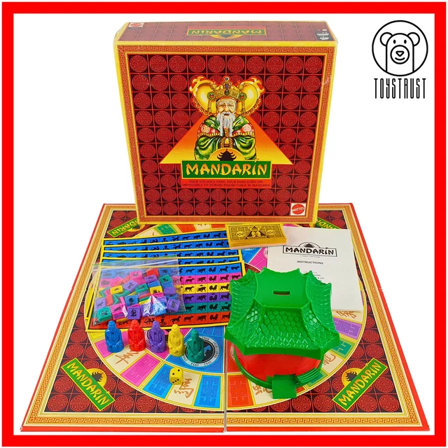 MANDARIN ORIENTAL BOARD Game Mattel Vintage 1990 Tom Kremer Chinese ...