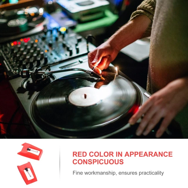 8 PCS Record Player Stylus Plastic Aluminum Turntable Needle ...