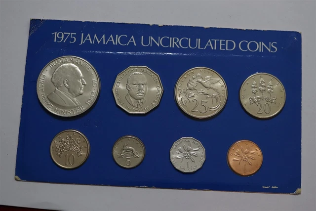 🧭 🇯🇲 JAMAICA Mint Set 1975 In Card B62 #228 EUR 39,70 - PicClick FR