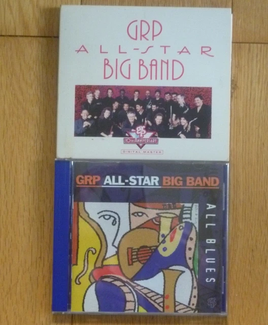 GRP ALL-STAR BIG BAND- 10th ANNIVERSARY & ALL BLUES 2 x CD - RARE JAZZ ...