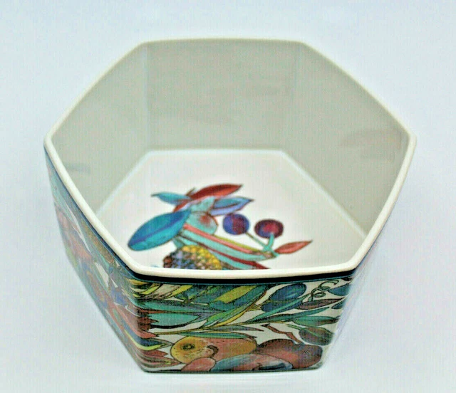 ROSENTHAL STUDIO LINE Scenario Natura Obst Hexagon Bowl Fruits Barbara ...