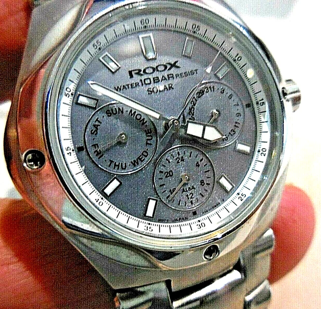 RARE MONTRE ALBA Roox Solar A Multi Fonctions,Bonne Conservation ...