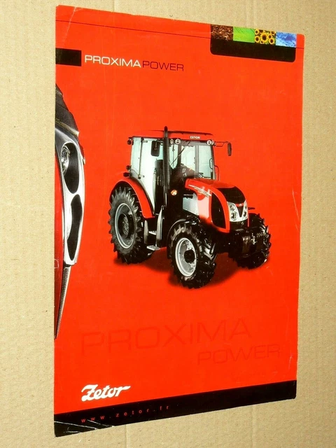 .PROSPECTUS TRACTEUR ZETOR PROXIMA 2 Brochure Tractor Traktor Trattore Prospekt EUR 4,99 ...