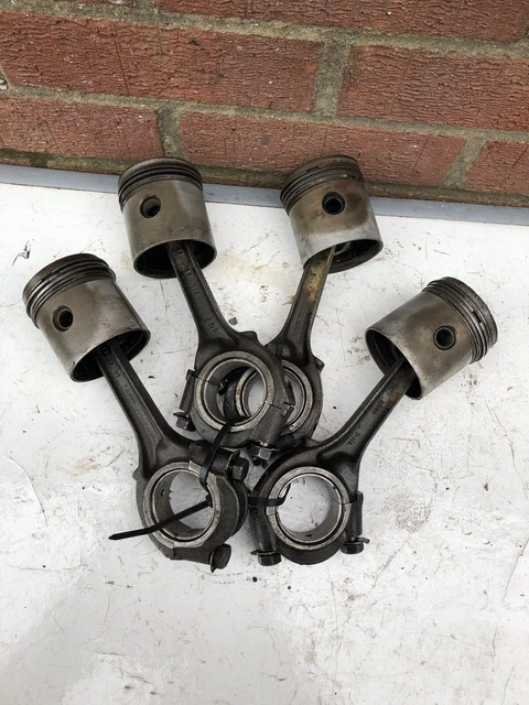 CLASSIC AUSTIN MINI SPRITE SMALL BORE M1808 PISTONS W/RODS FULL SET 62 ...