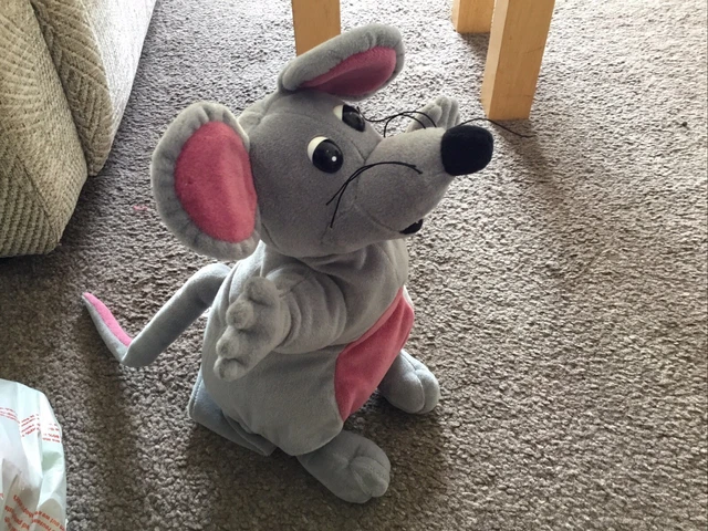 GREY MOUSE / RAT Large Hand Puppet Soft Toy From Jolly Learning £16.99 ...
