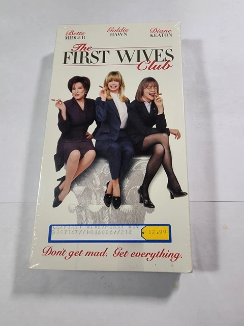 THE FIRST WIVES CLUB VHS Movie 1996 Paramount Pictures Midler, Hawn ...
