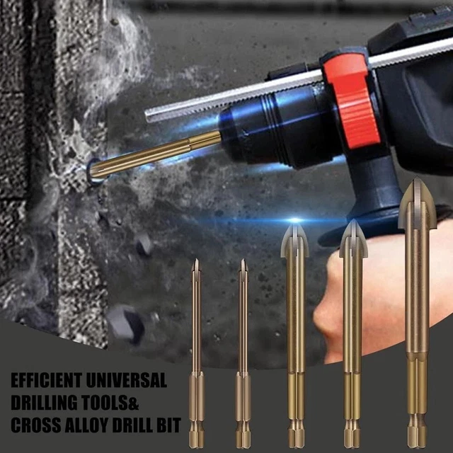 ENSEMBLE DE PERCEUSES multifonctionnelles en alliage croisé avec 5 ...