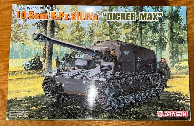 1/35 DRAGON DICKER MAX 10.5cm K.Pz.SfI.IVa Self Propelled Gun £33.96 ...