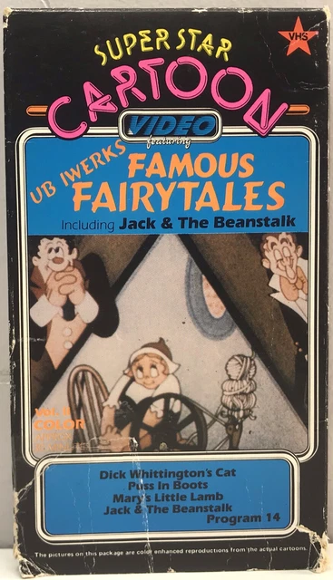 FAMOUS FAIRYTALES VHS Super Star Cartoons Video Tape BUY 2 GET 1 FREE ...